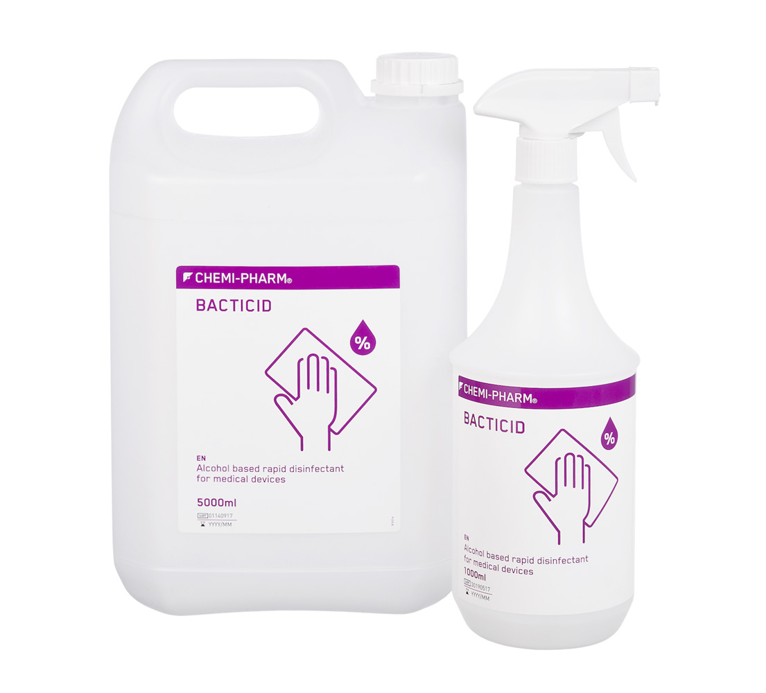Alcoholic disinfectant for medical devices - Bacticid - Chemi-Pharm