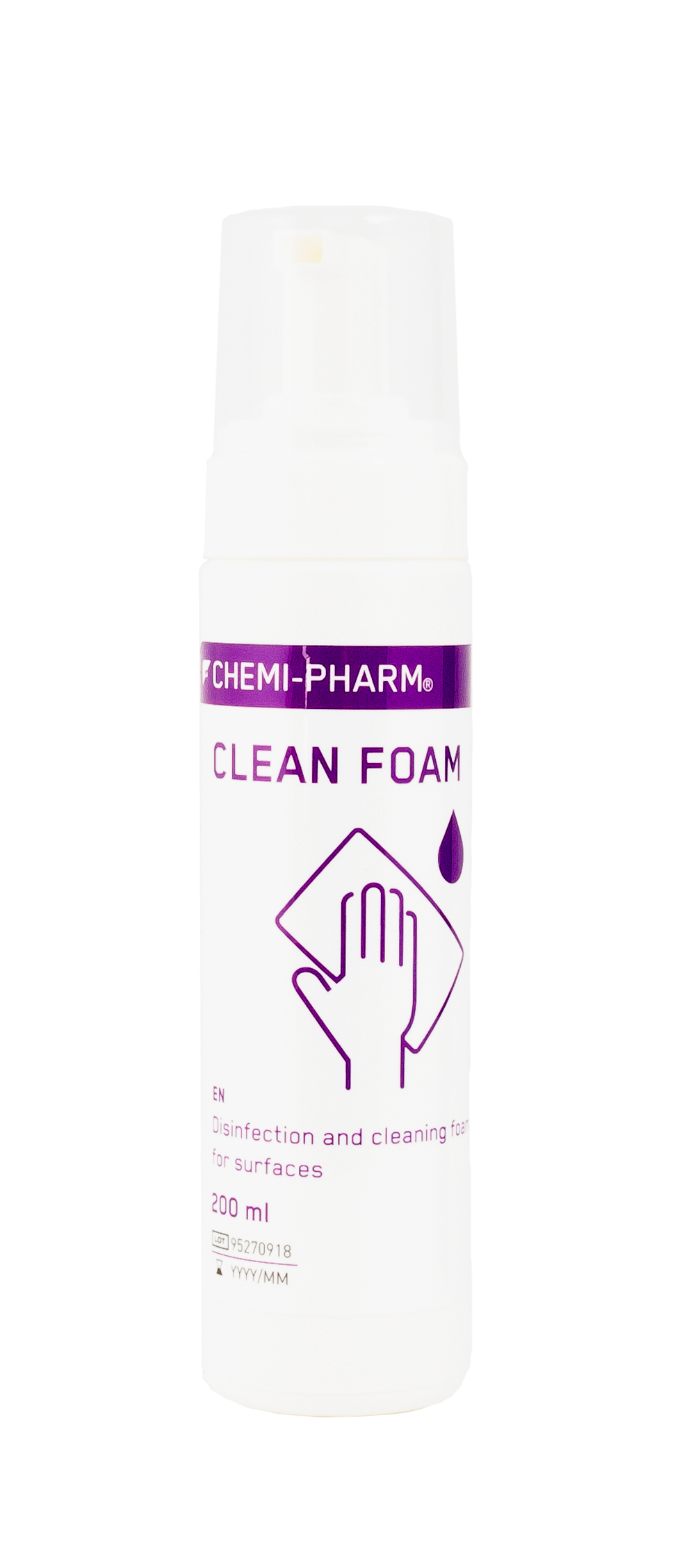 Disinfection and cleaning foam for surfaces - Chemi-Pharm